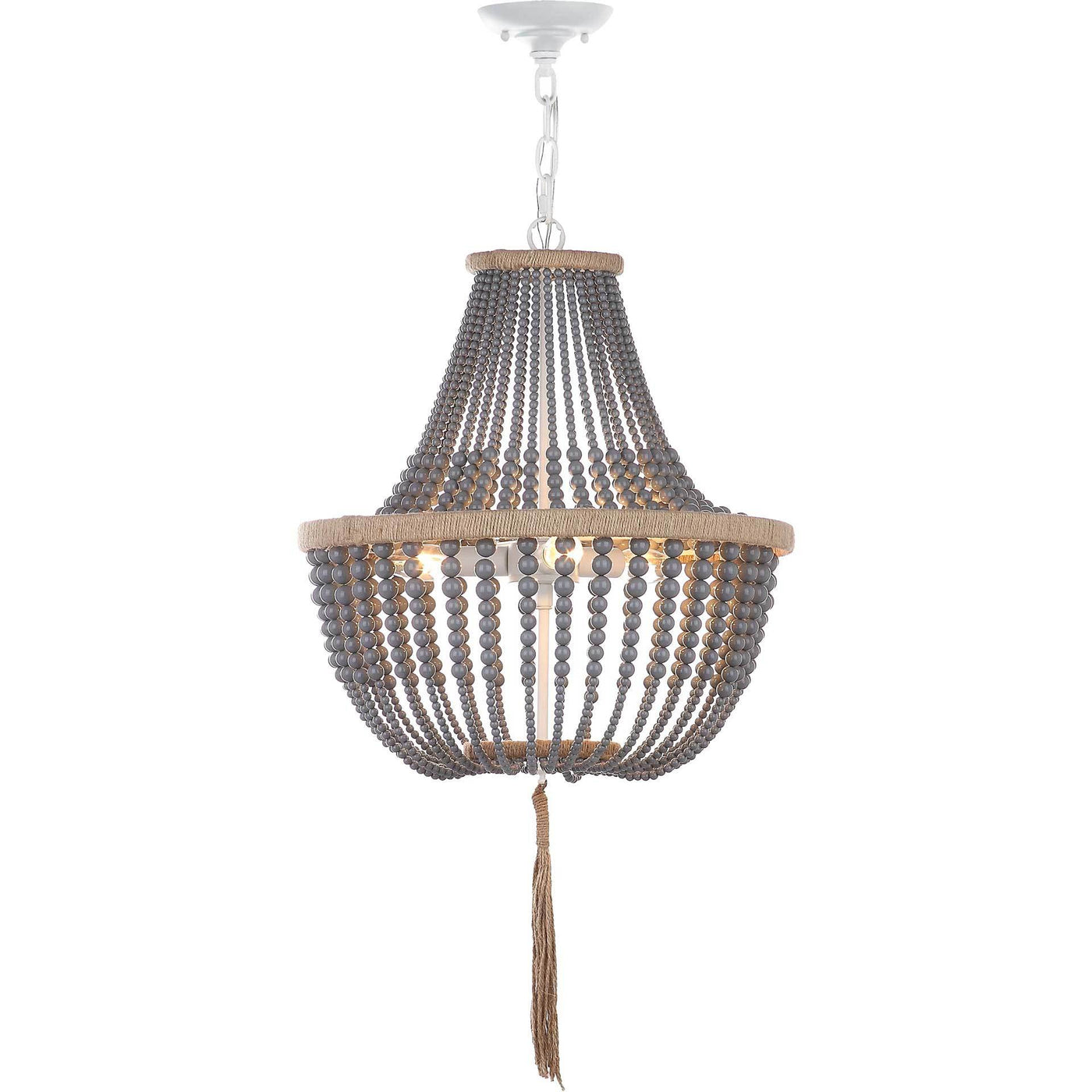 Luciana Kristi Gray Beaded Pendant - Froy.com