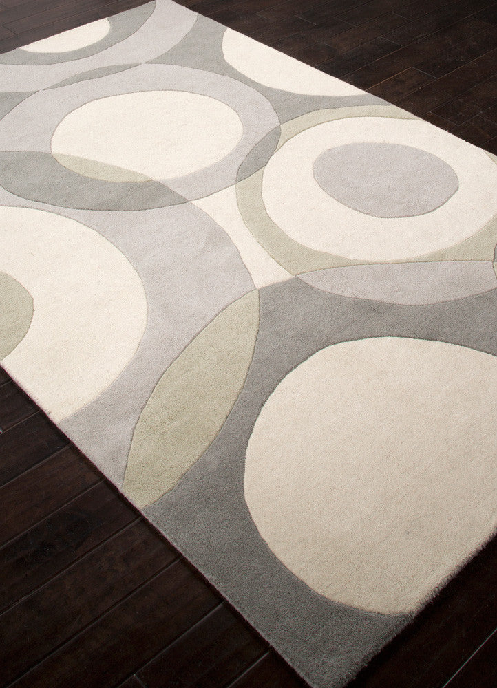 Lounge Ariana Beige/Gray Area Rug - Froy.com