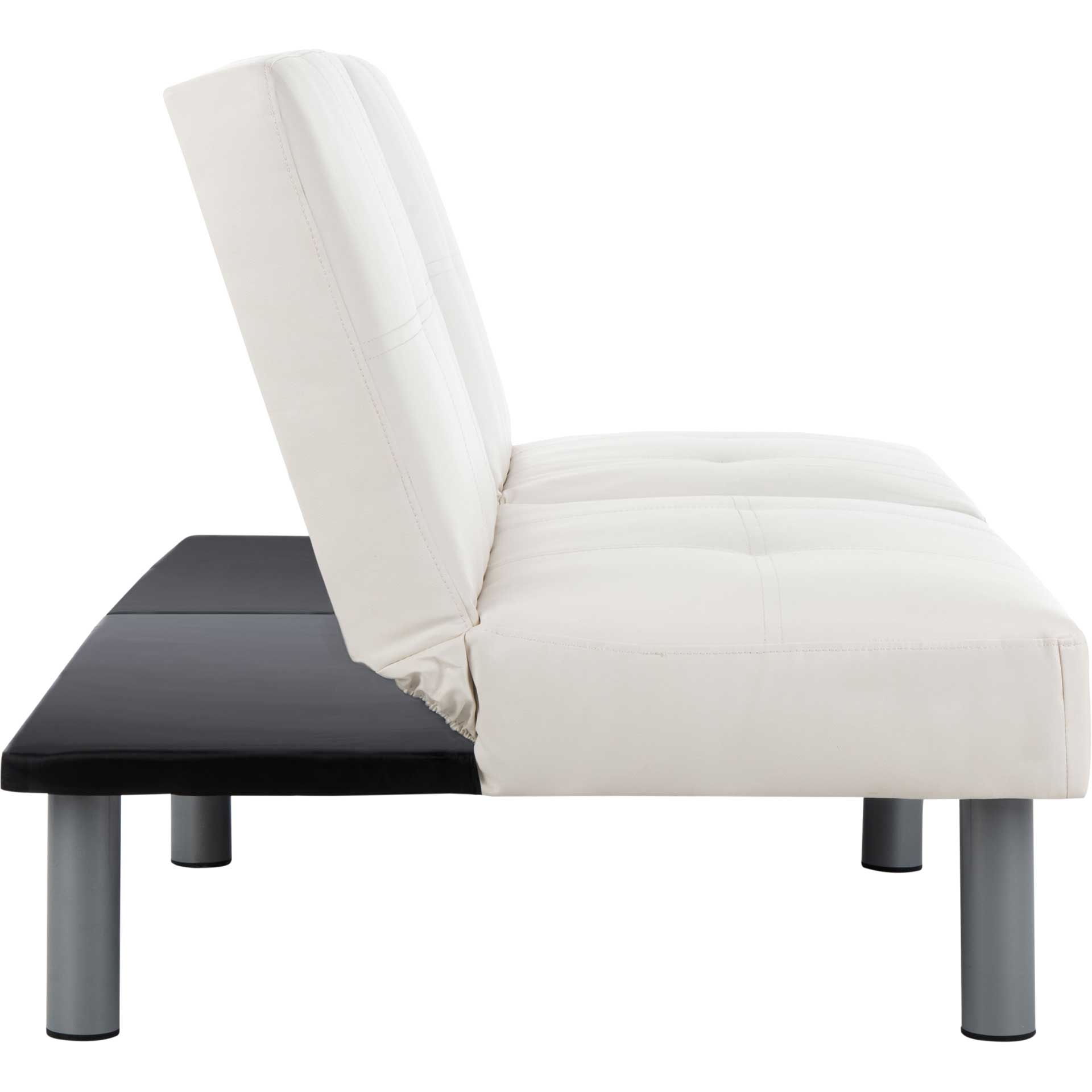 Novile Foldable Futon Bed White - Froy.com