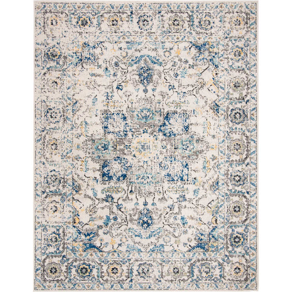 Madison Distressed Gray/Ivory Area Rug - Froy.com