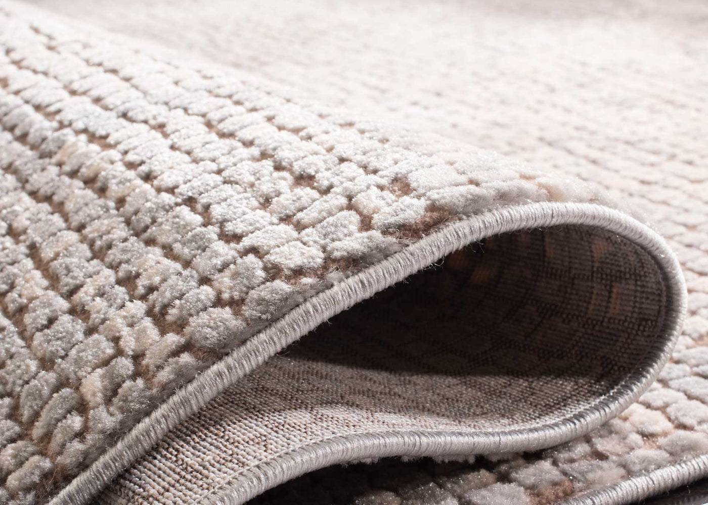 Marseille Mosaic Silver/Ivory Area Rug - Froy.com