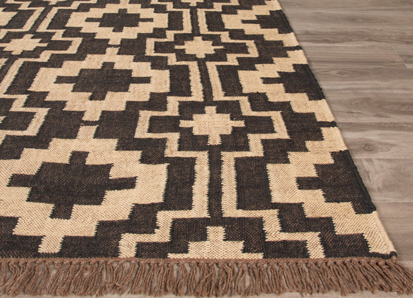 Manor Reo Brown/Tan Area Rug - Froy.com