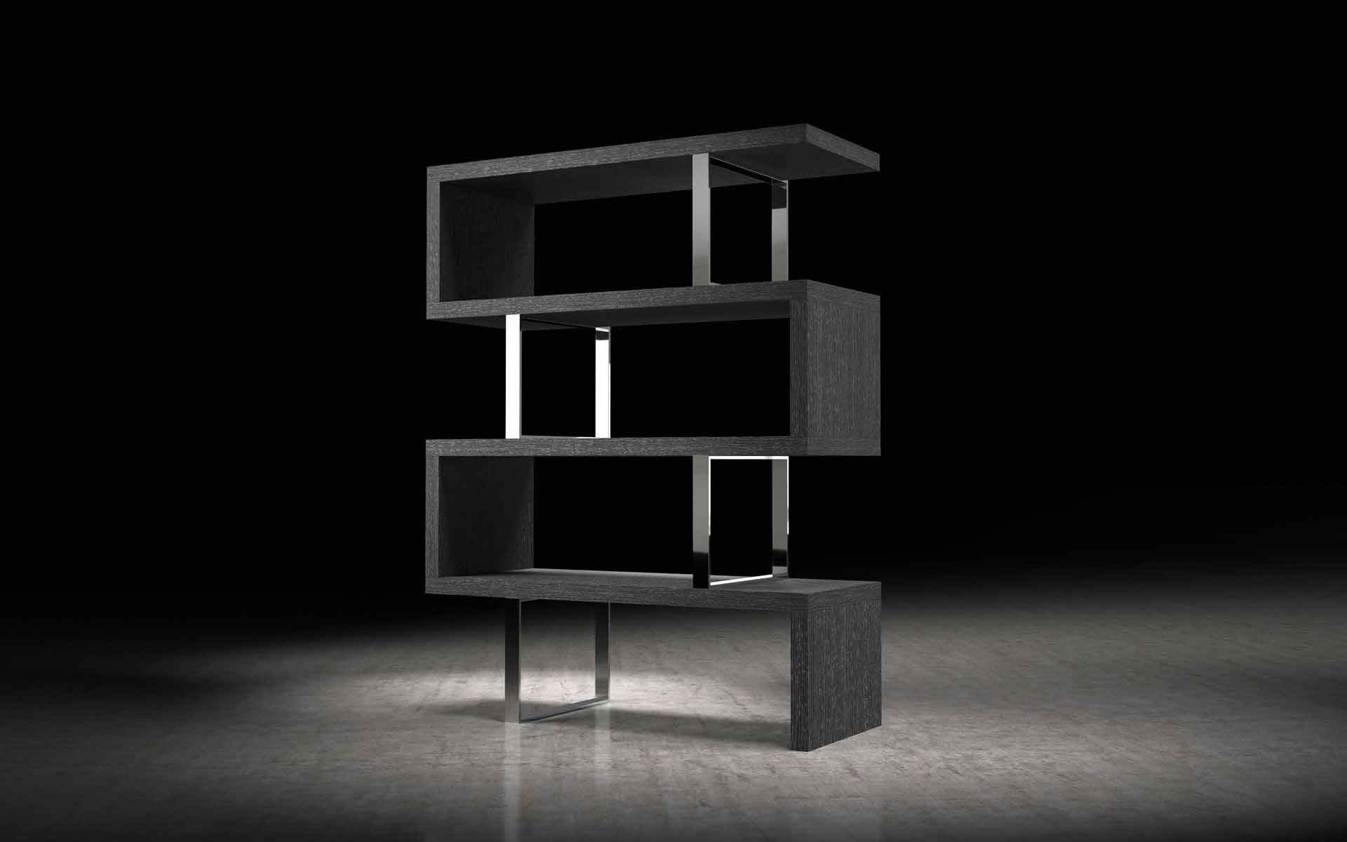 Pearl Bookcase Gray Oak - Froy.com