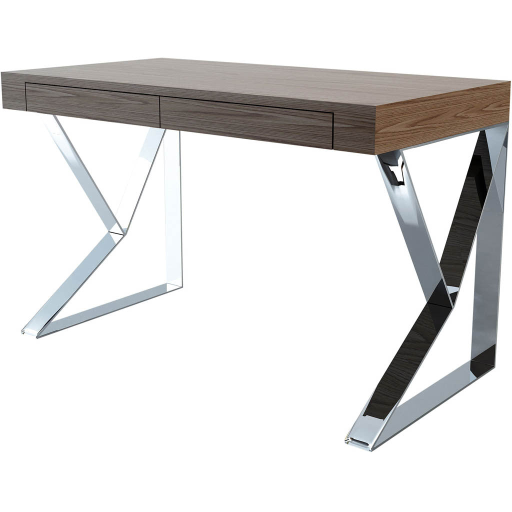 Houston Desk Walnut - Froy.com
