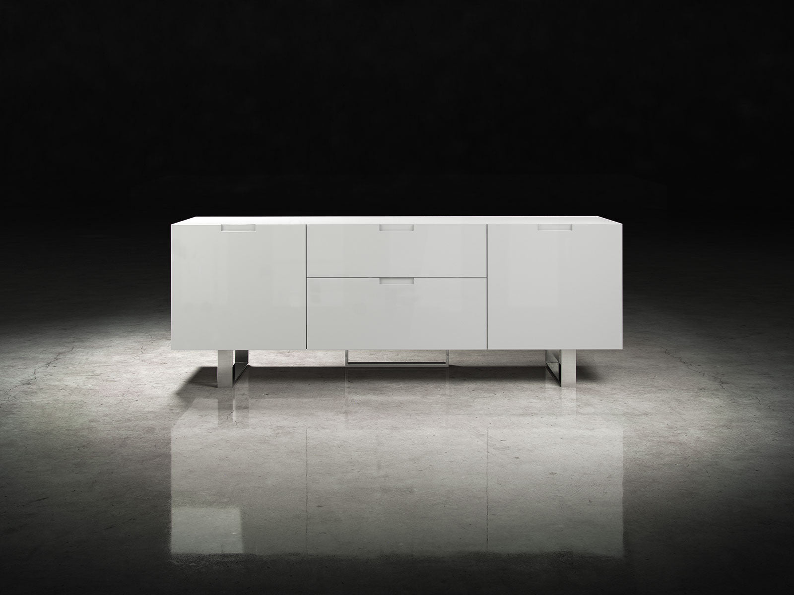 Eldridge Media Cabinet White - Froy.com