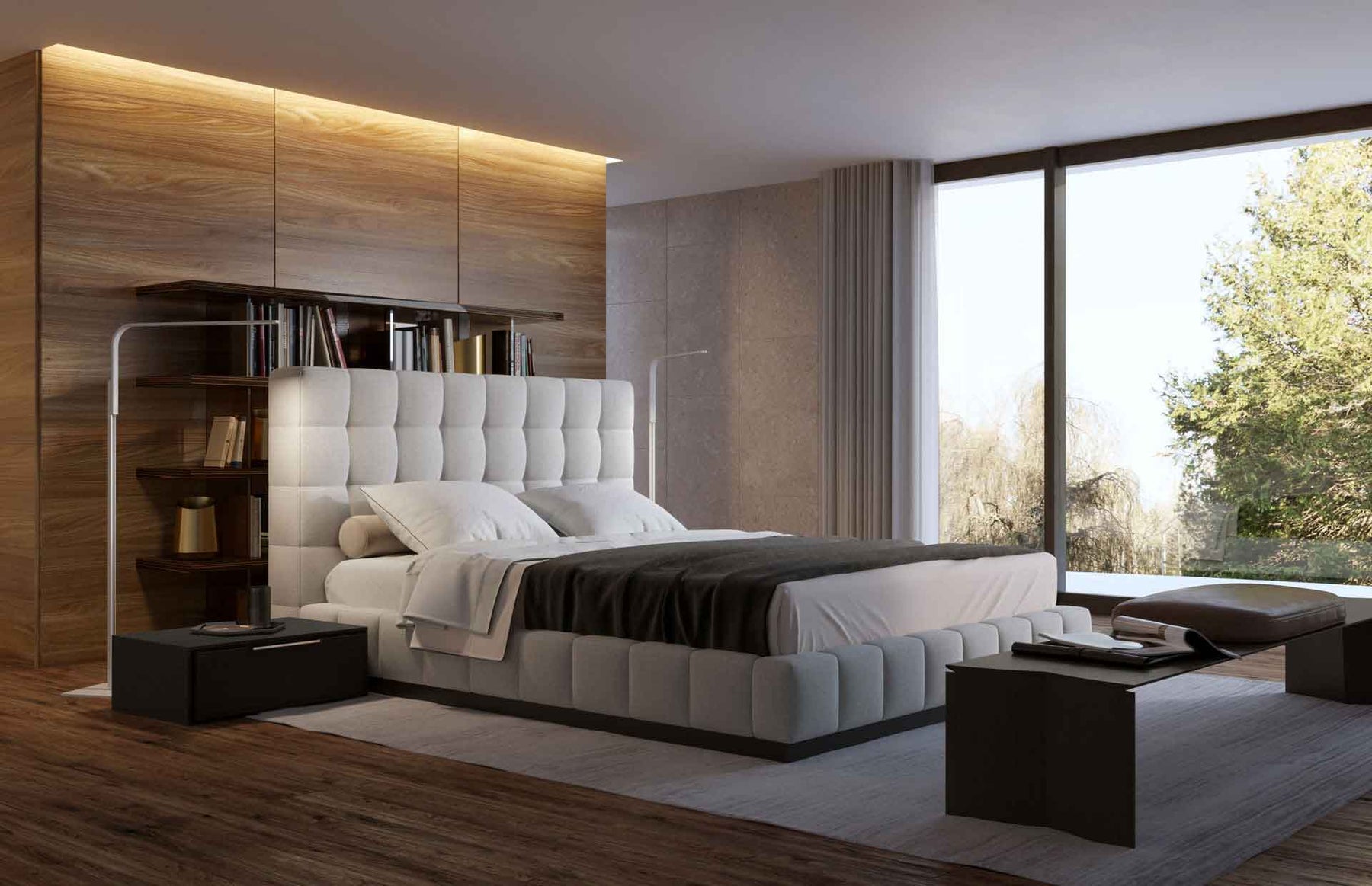 Thompson Bed Moonbeam - Froy.com