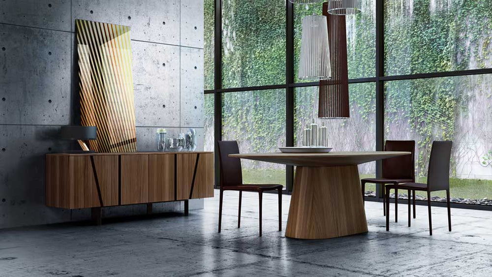 Sullivan Dining Table Walnut - Froy.com