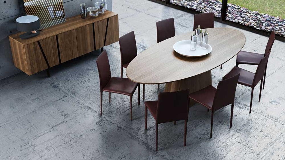 Sullivan Dining Table Walnut - Froy.com