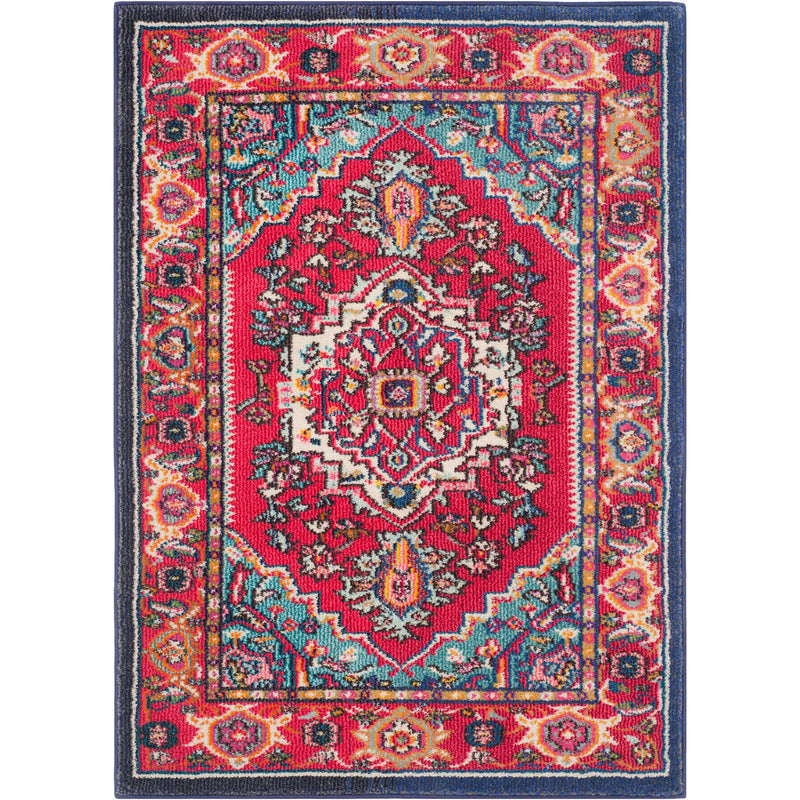 Monaco Red/Turquoise Area Rug - Froy.com