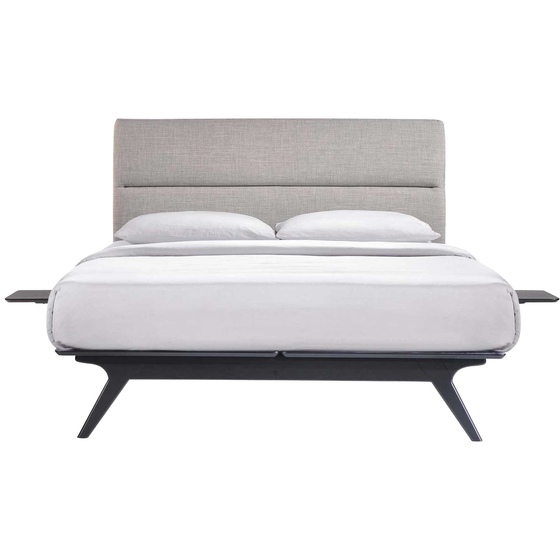 Addy Bed Gray With Side Tables - Froy.com