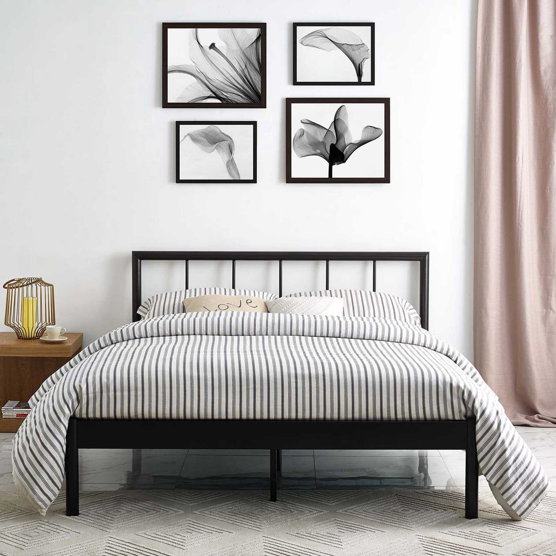 Gloria Bed Frame Brown - Froy.com