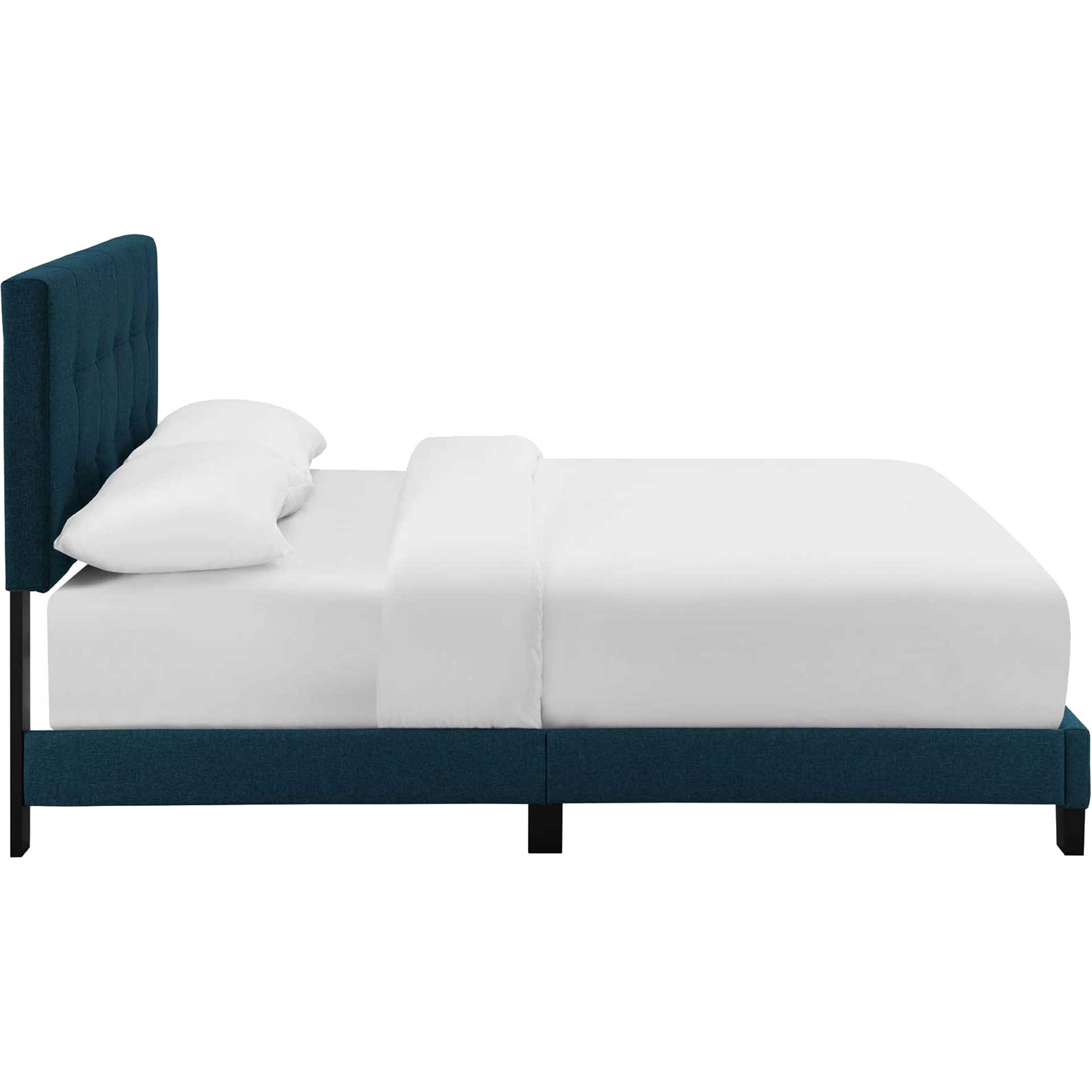 Adriane Upholstered Fabric Bed Azure - Froy.com