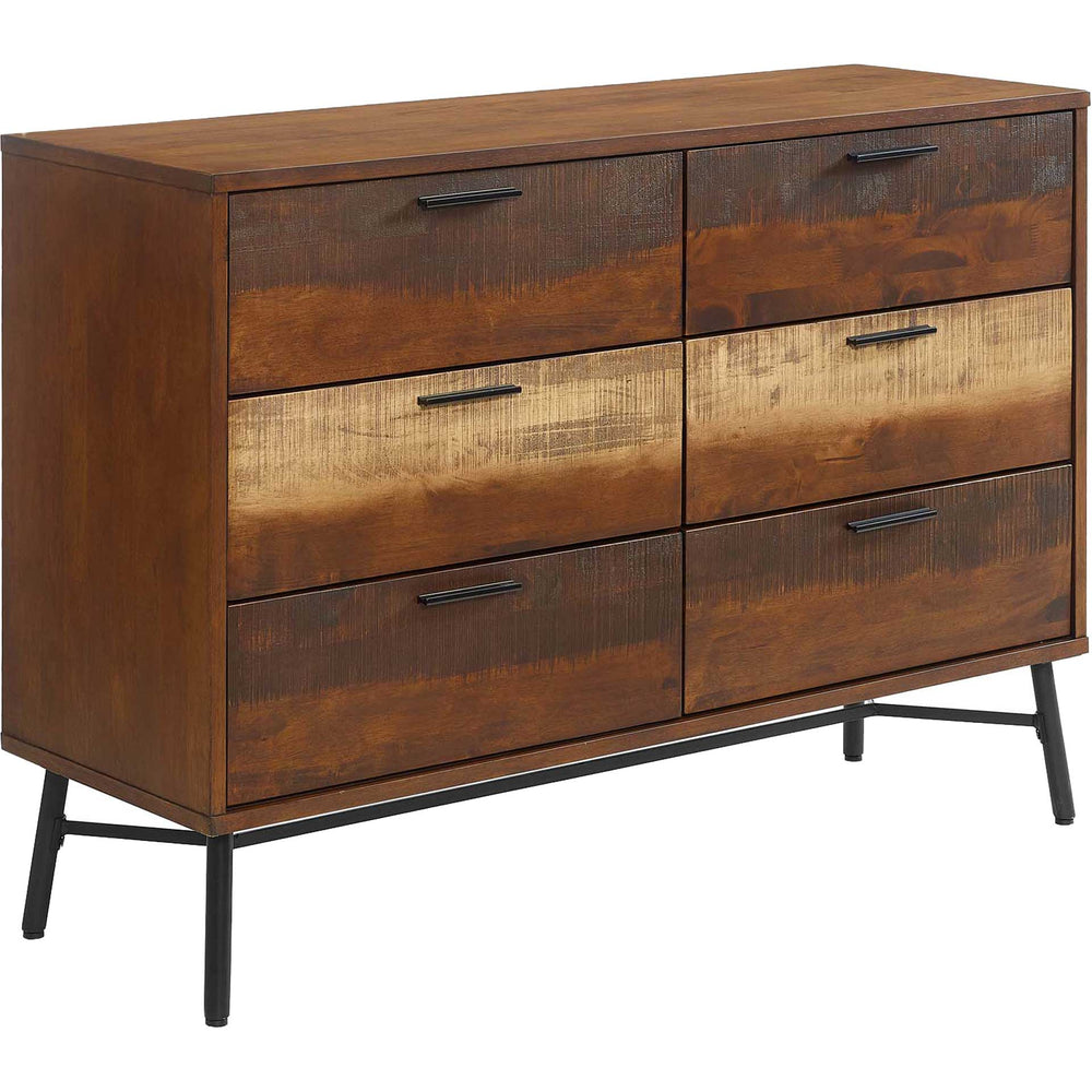 Alamosa Rustic Wood Dresser Walnut - Froy.com