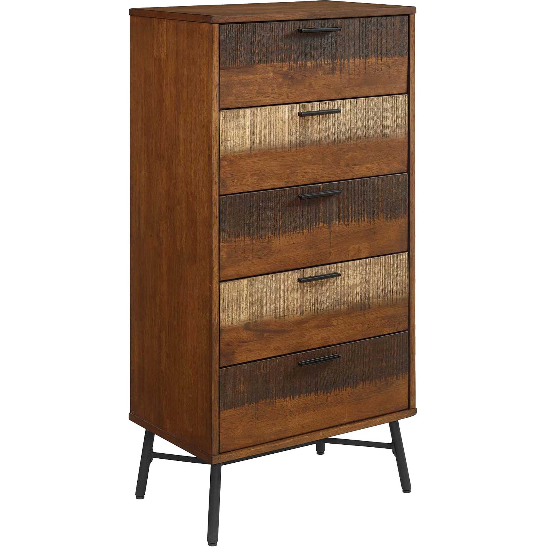 Alamosa Rustic Wood Chest Walnut - Froy.com