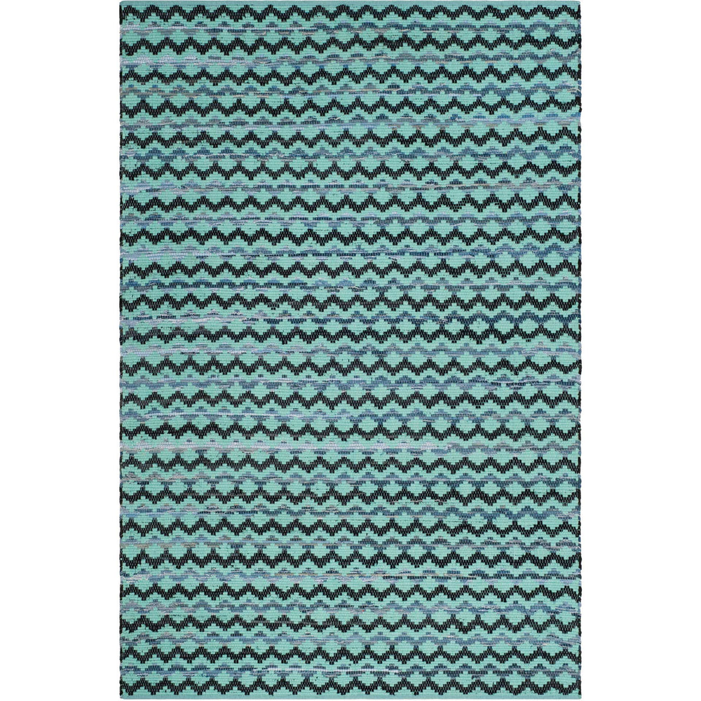 Montauk Turquoise/Blue/Black Area Rug - Froy.com