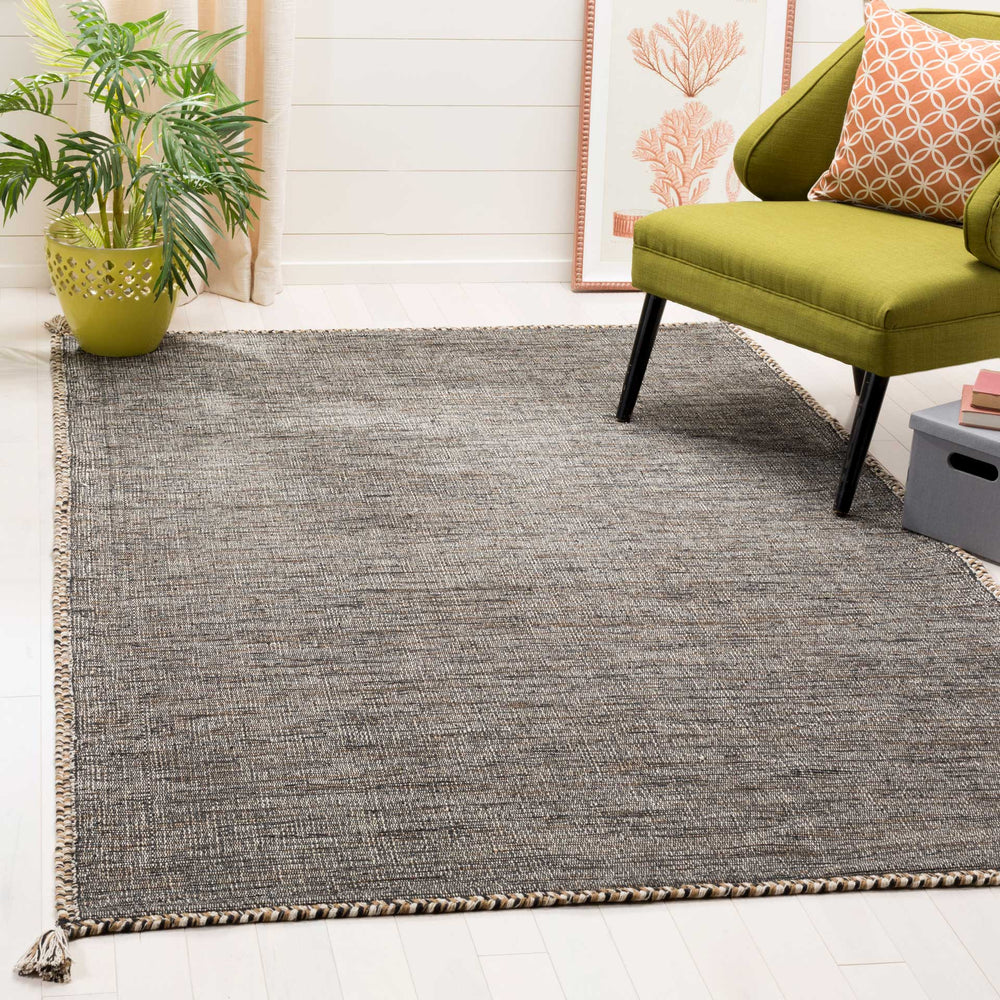 Montauk Washed Beige/Black Area Rug - Froy.com