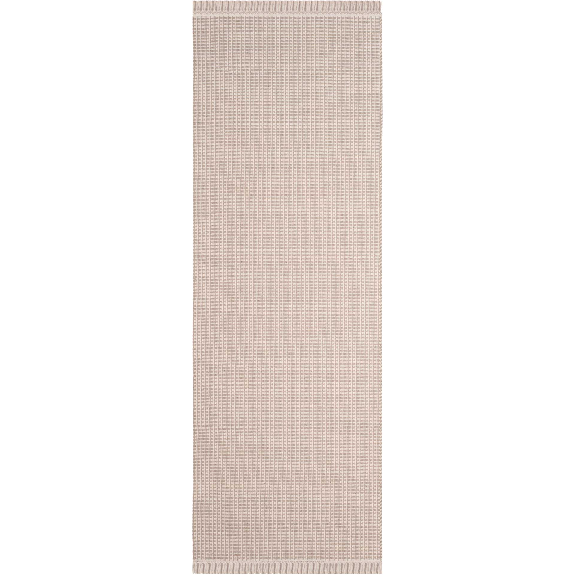 Montauk Fringe Ivory/Gray Runner Rug - Froy.com
