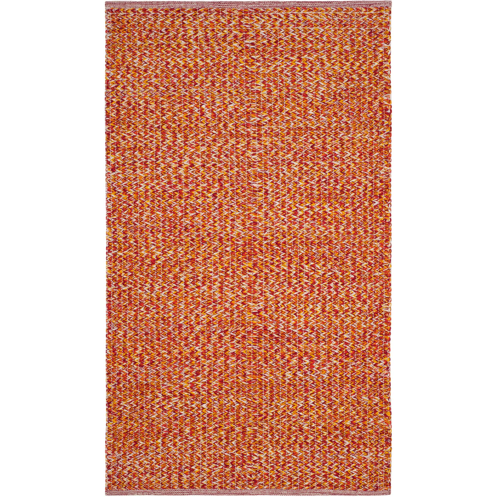 Montauk Orange/Multi Area Rug - Froy.com