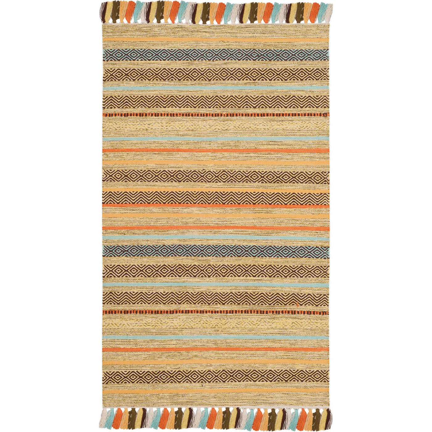 Montauk Green/Multi Area Rug - Froy.com