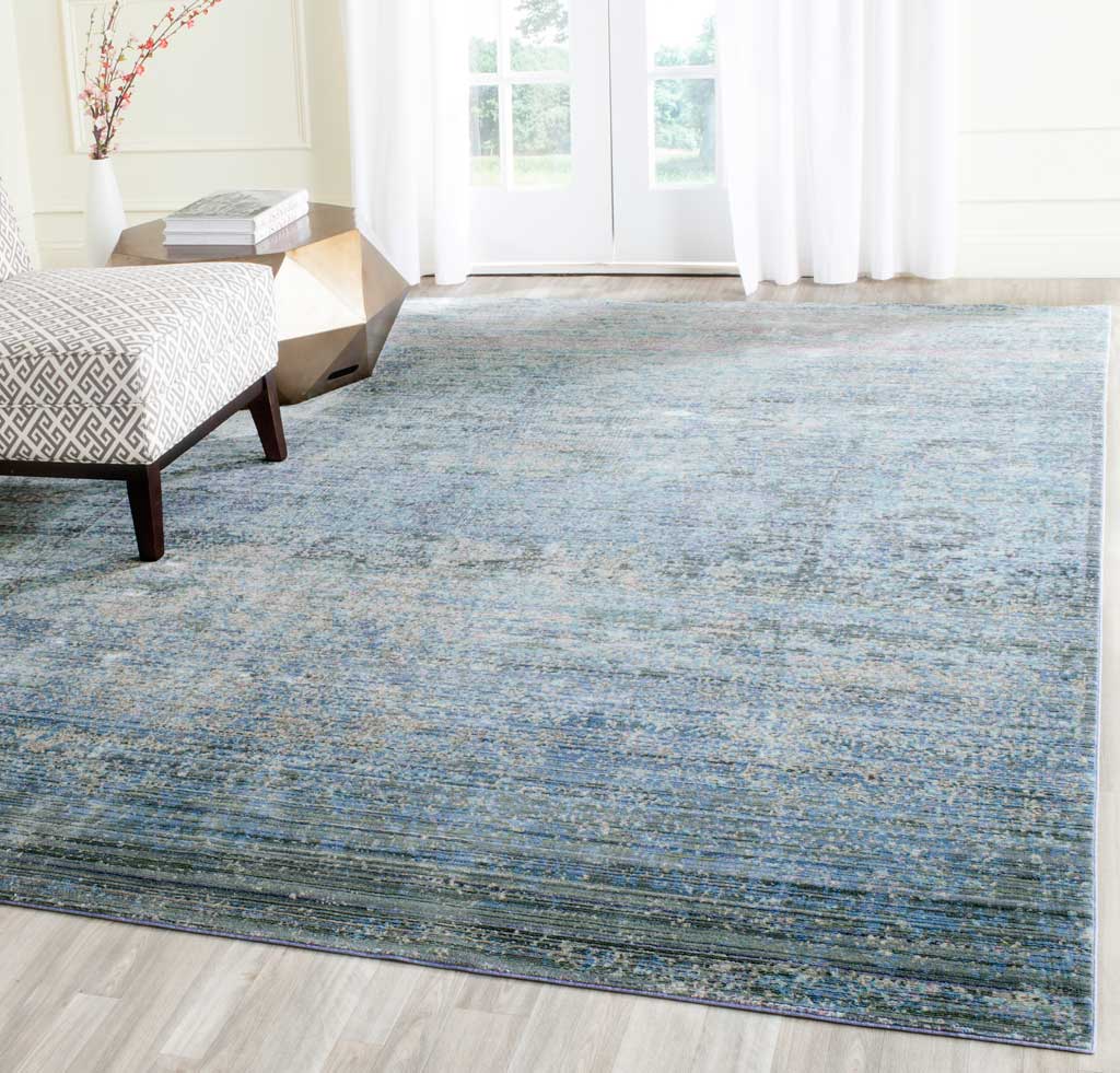 Mystique Blue/Multi Area Rug - Froy.com