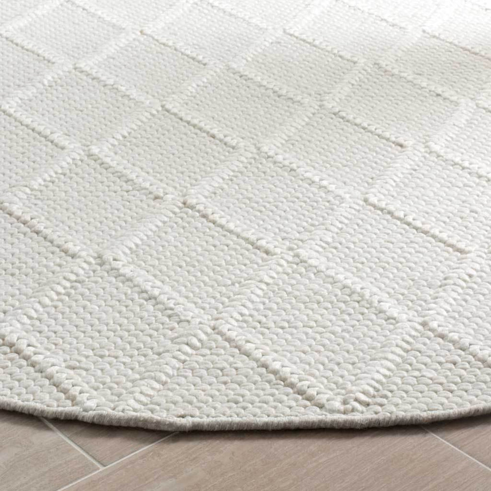 Natura Diamond Ivory Round Rug - Froy.com