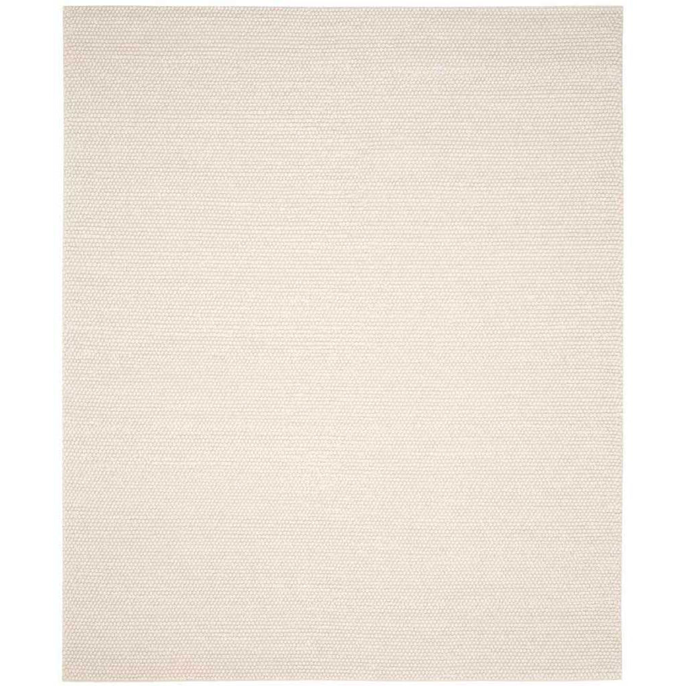 Natura Solid Ivory Area Rug - Froy.com