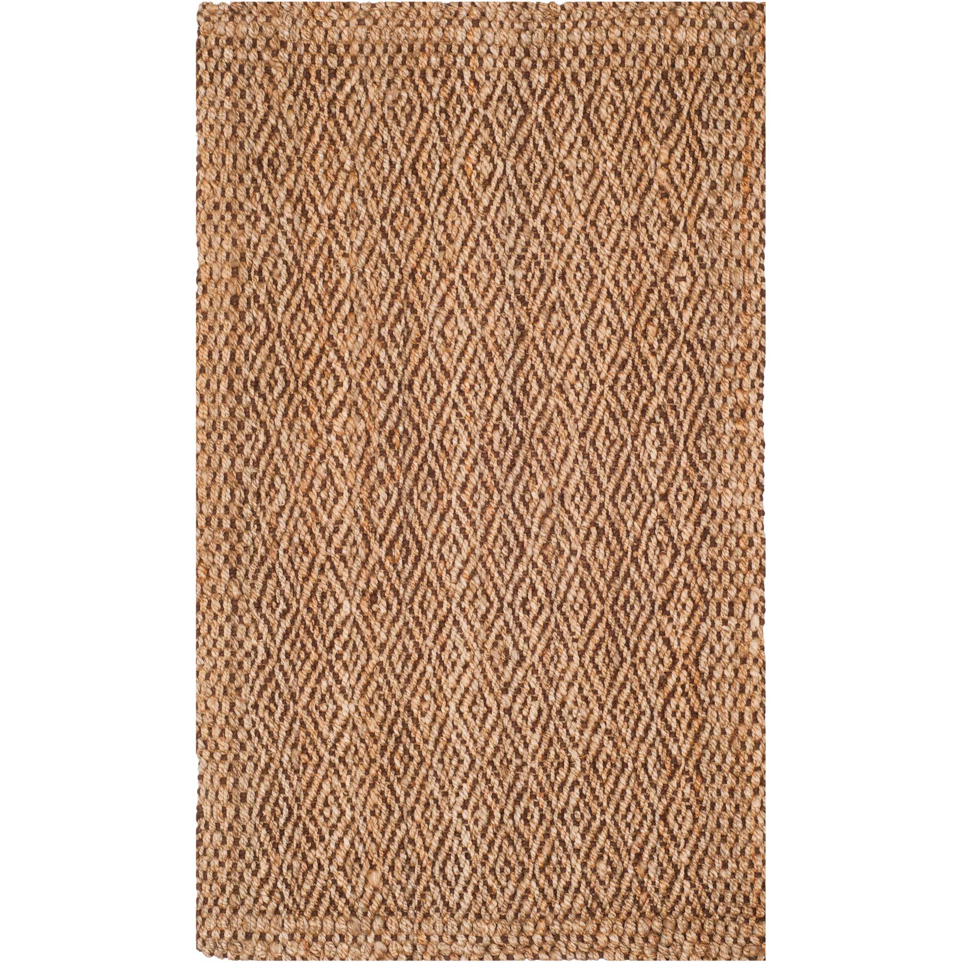 Natural Fiber Natural/Brown Area Rug - Froy.com