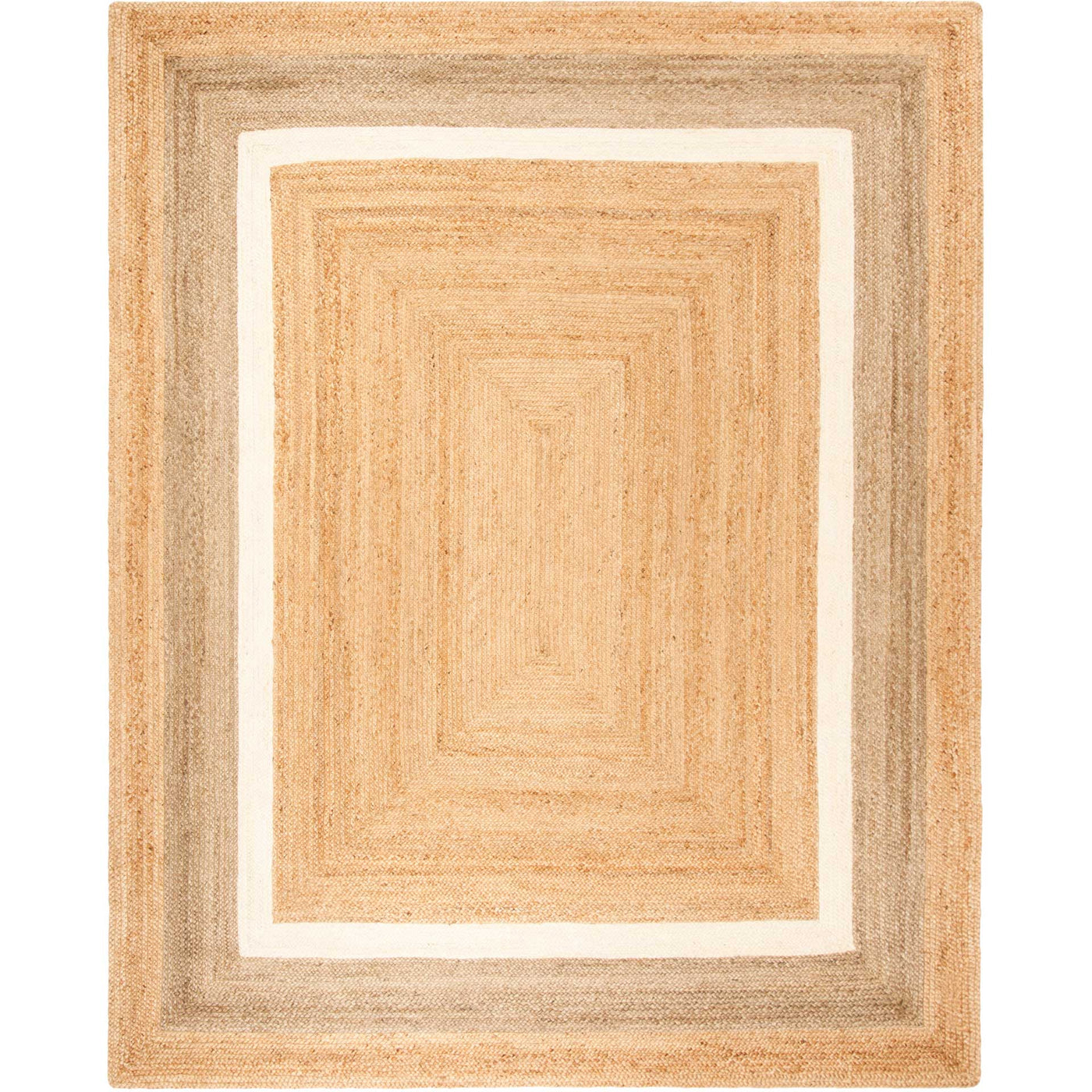 Natural Fiber Natural/Gray/Ivory Area Rug - Froy.com