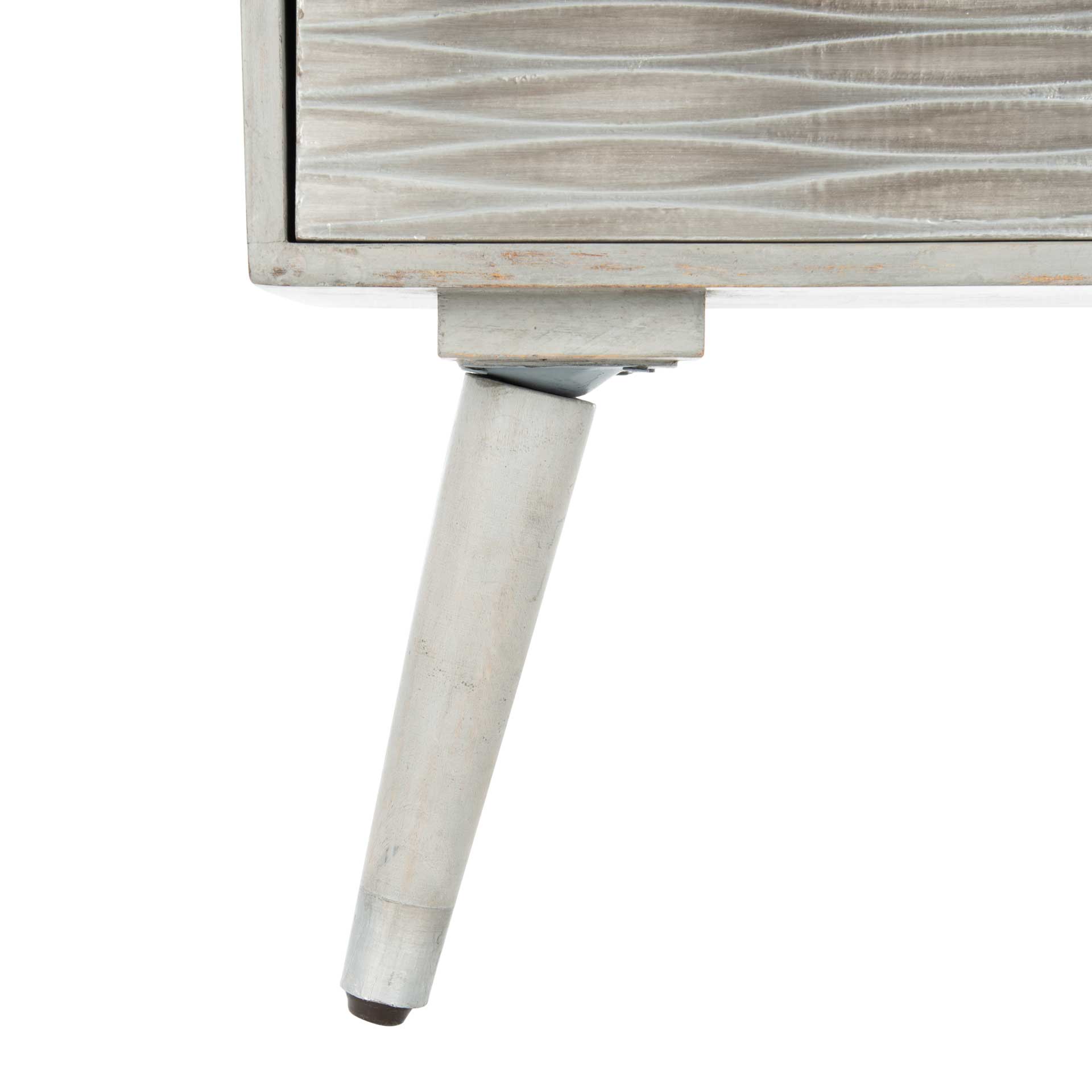 Braith 1 Drawer Textured Nightstand Gray Walnut - Froy.com