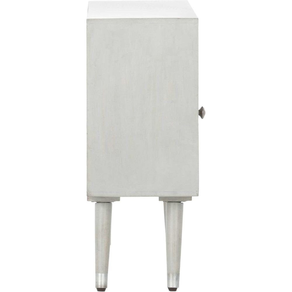 Braith 1 Drawer Textured Nightstand Gray Walnut - Froy.com