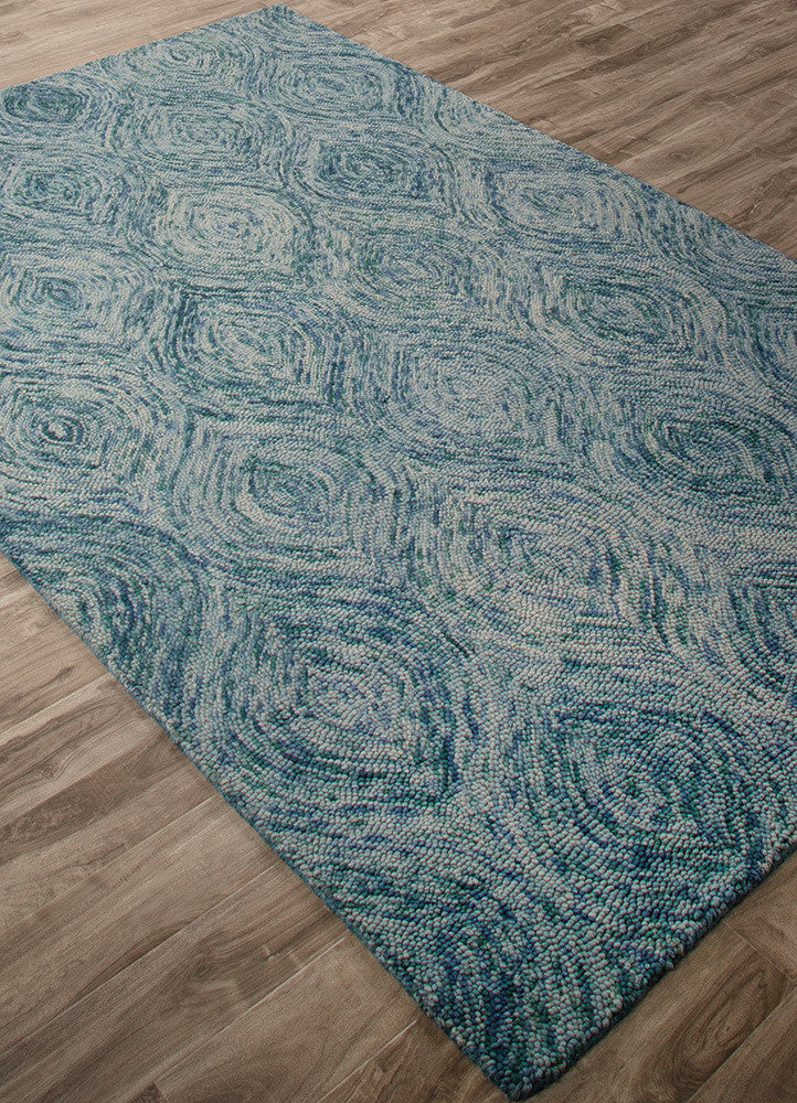 National Geographic Plume Mineral Blue/Green-Blue Slate Area Rug - Froy.com