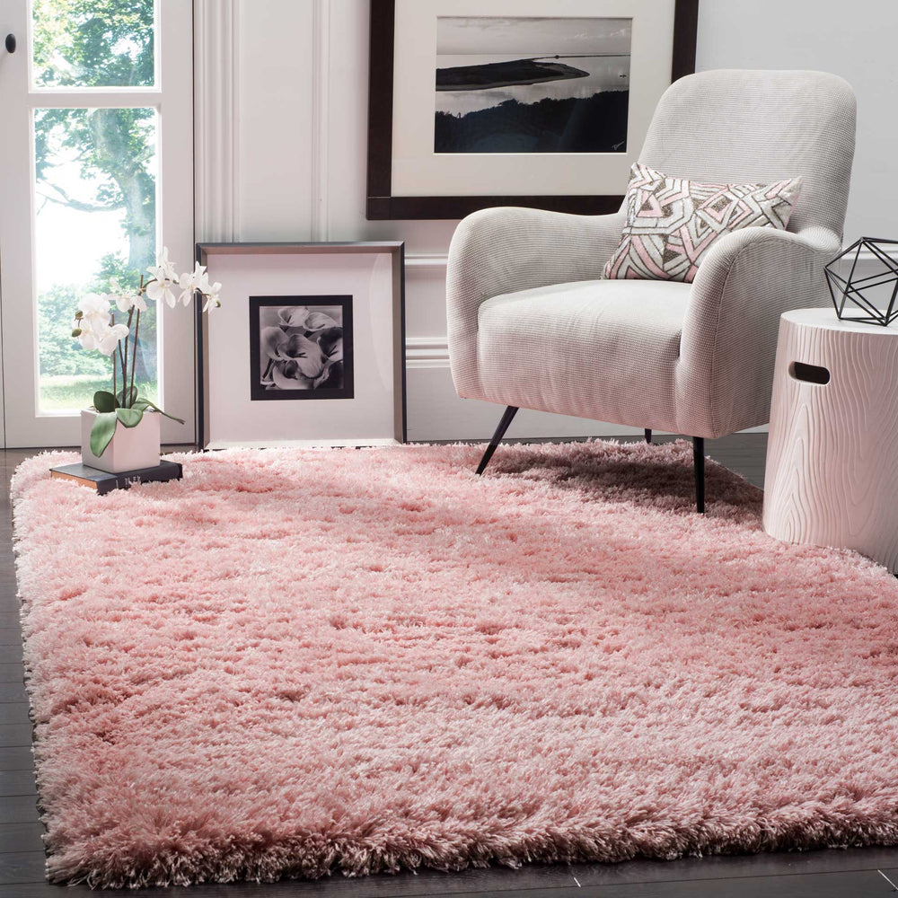 Polar Shag Light Pink Area Rug - Froy.com
