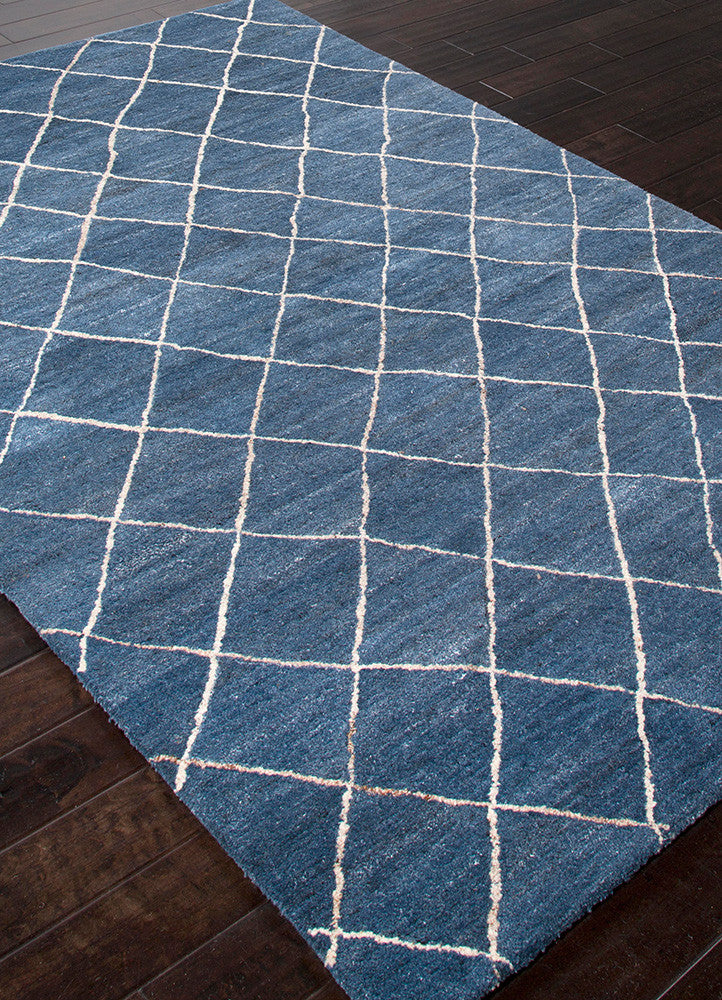 Riad Gem Dark Denim Area Rug - Froy.com