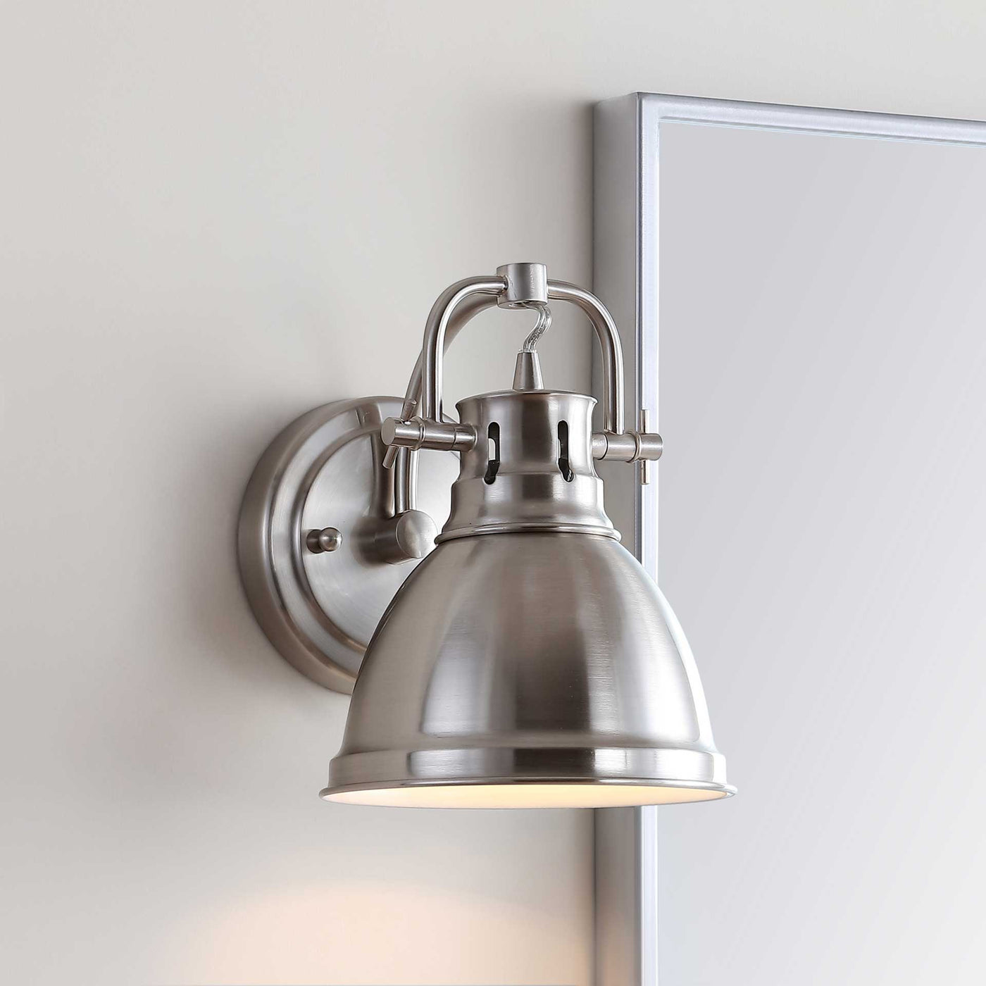 Landon Bathroom Sconce Brush Nickel - Froy.com