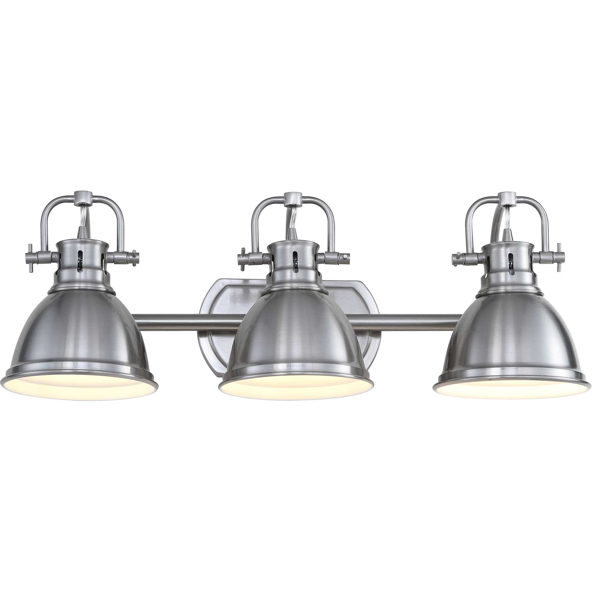 Rome 3 Light Sconce Brush Nickel - Froy.com