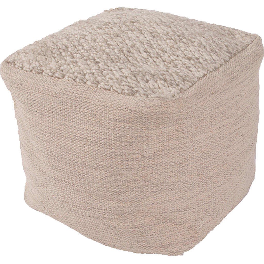 Scandinavia Scan01 Light Gray Pouf - Froy.com