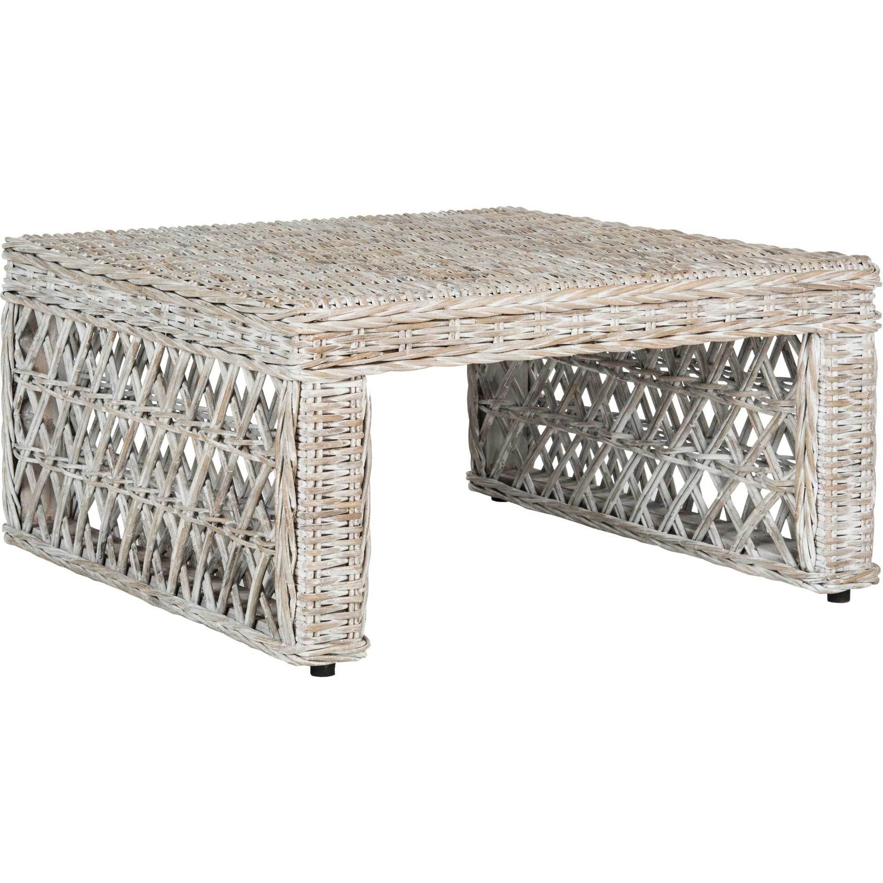 Shayla Wicker Coffee Table - Froy.com