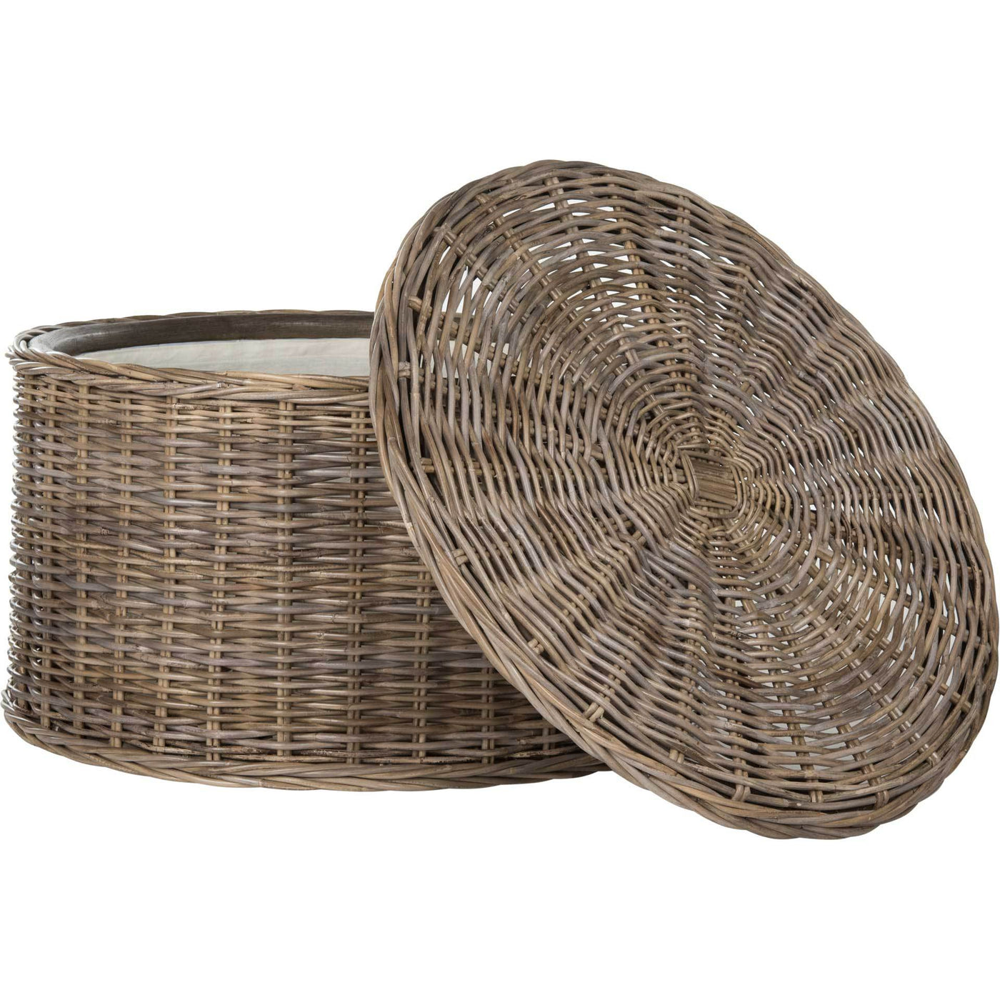 Jerry Wicker Storage Coffee Table Gray - Froy.com