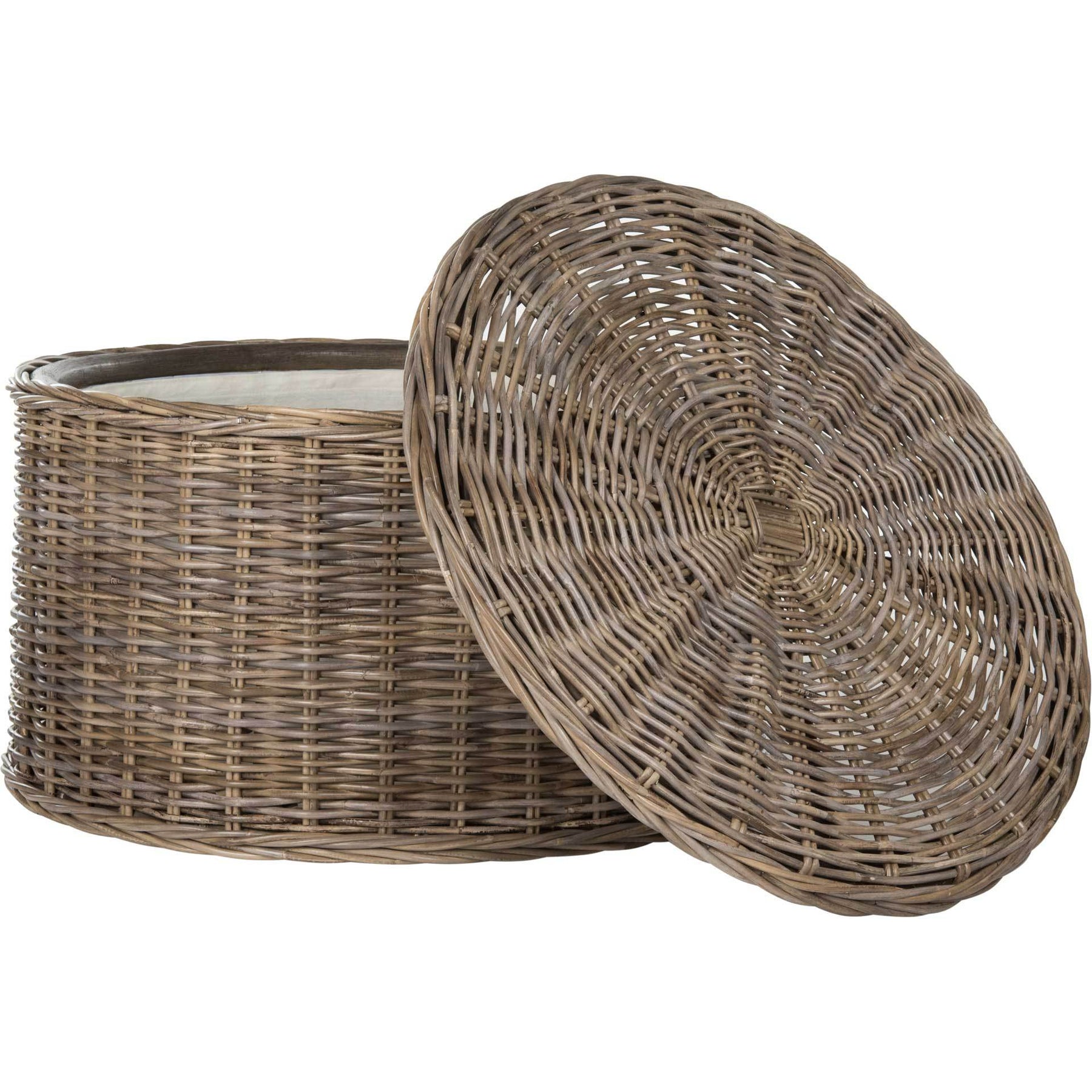 Jerry Wicker Storage Coffee Table Gray - Froy.com