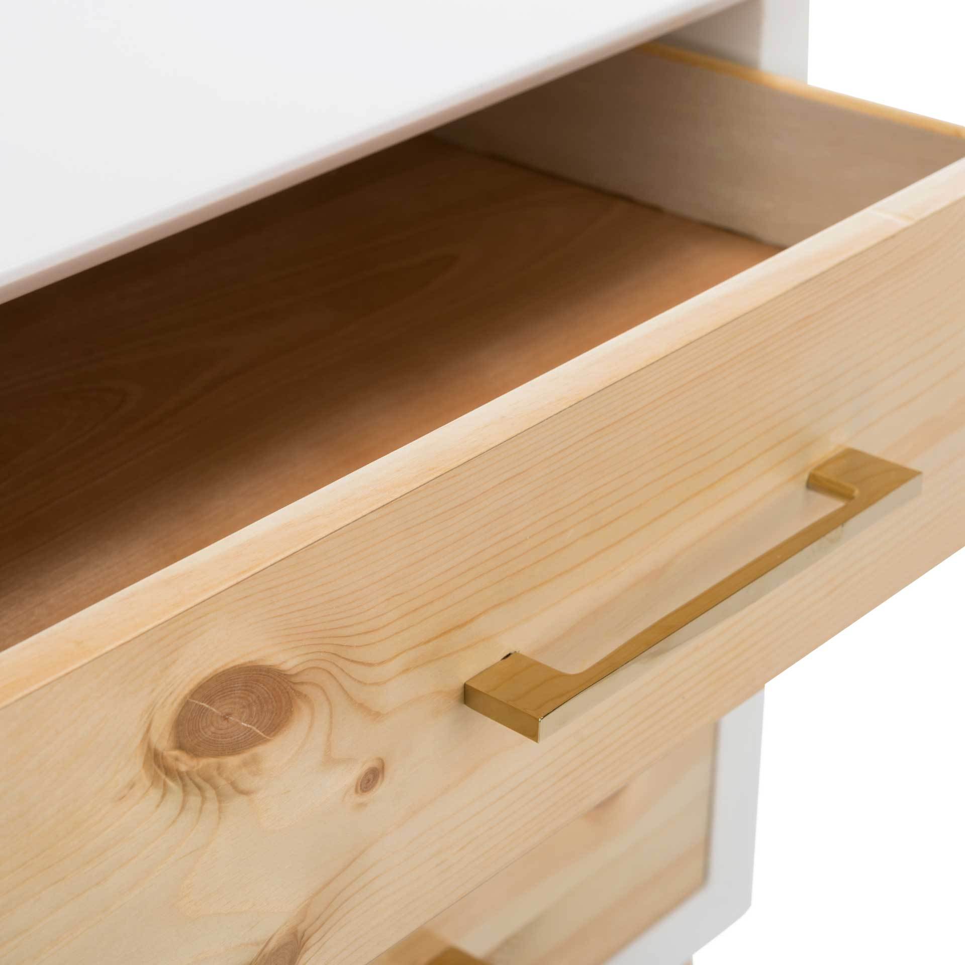 Vaughn 3-Drawer Side Table - Froy.com