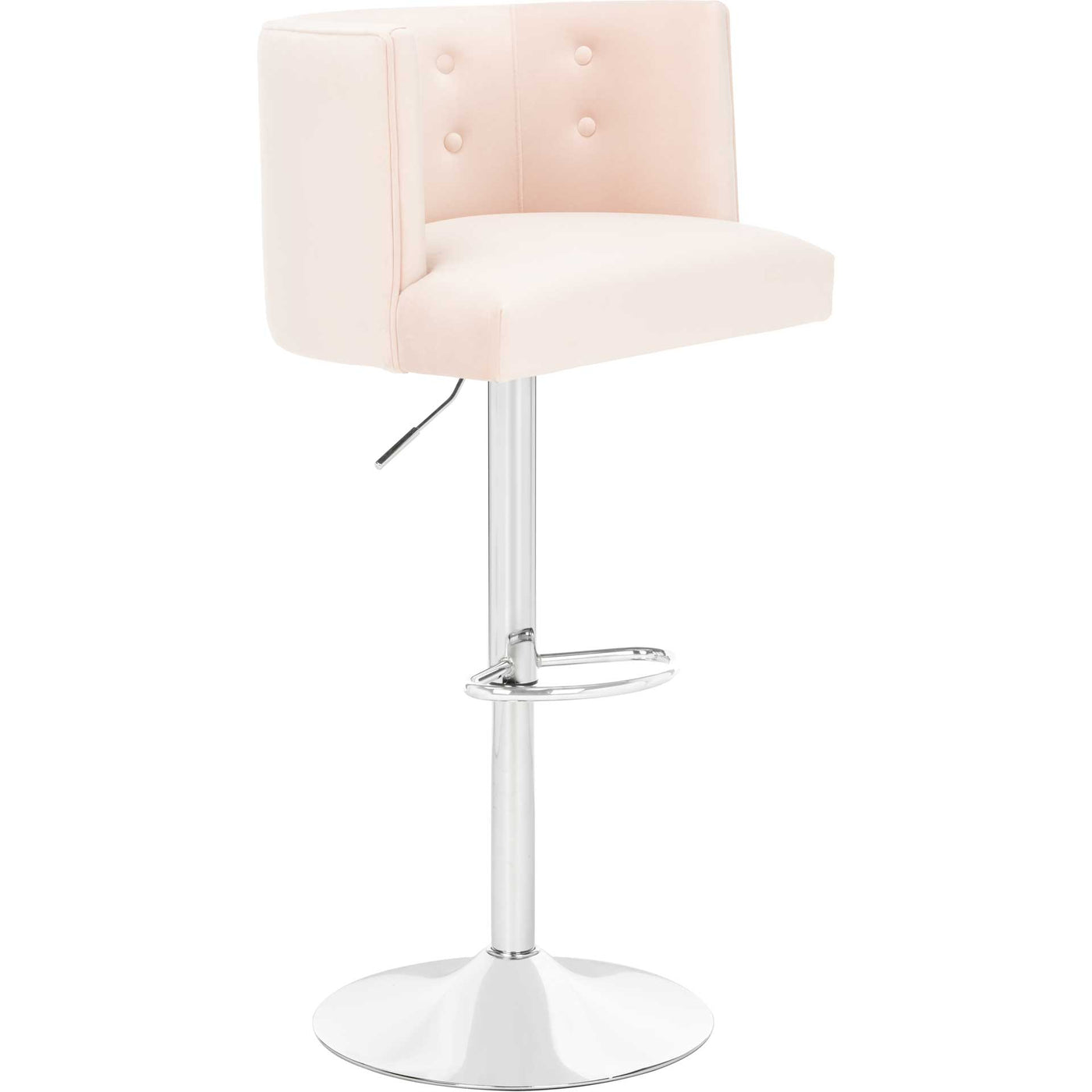 Zain Adjustable Bar Stool Light Pink - Froy.com