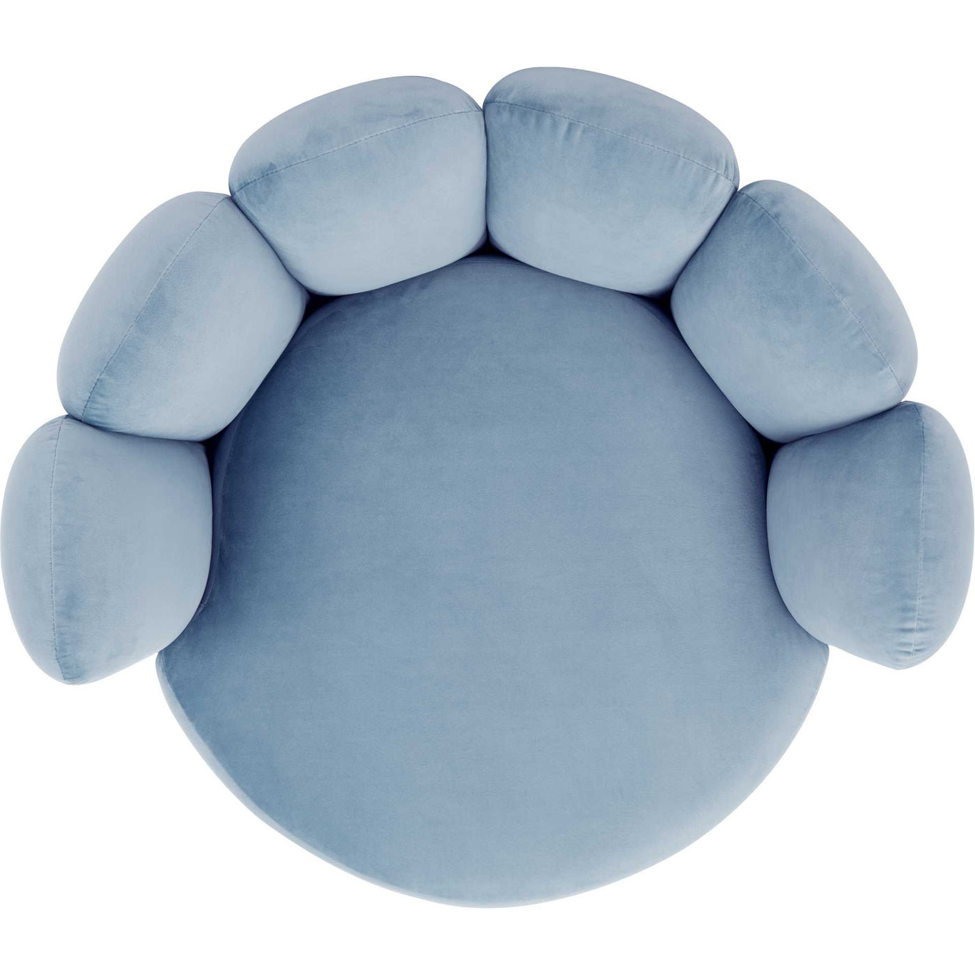 Arbor Channel Tufted Chair Light Blue - Froy.com