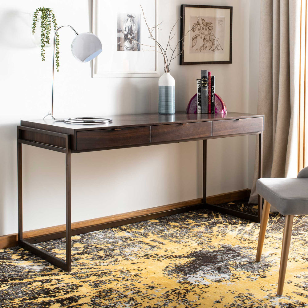 Gemma 3-Drawer Writing Desk Writing - Froy.com