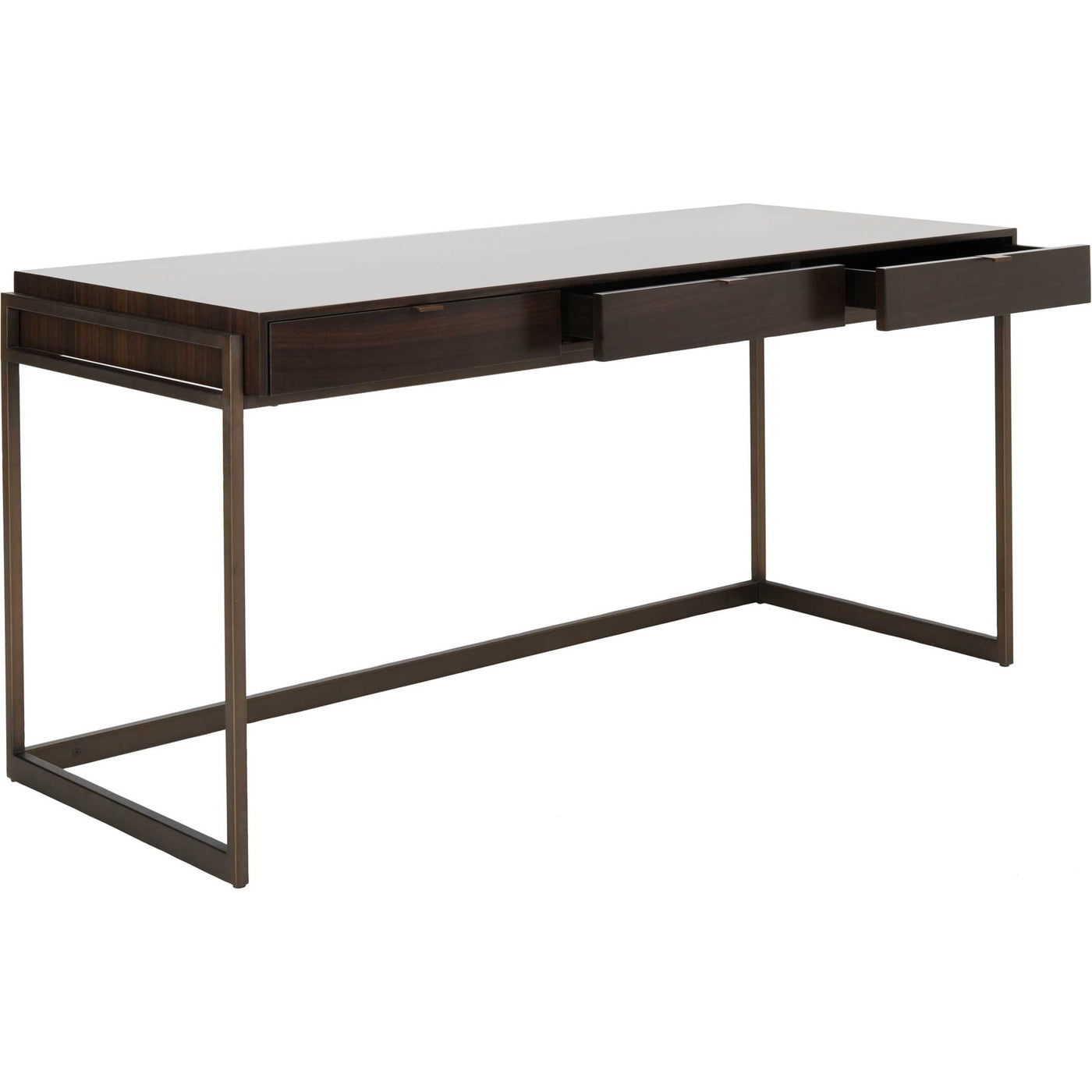 Gemma 3-Drawer Writing Desk Writing - Froy.com