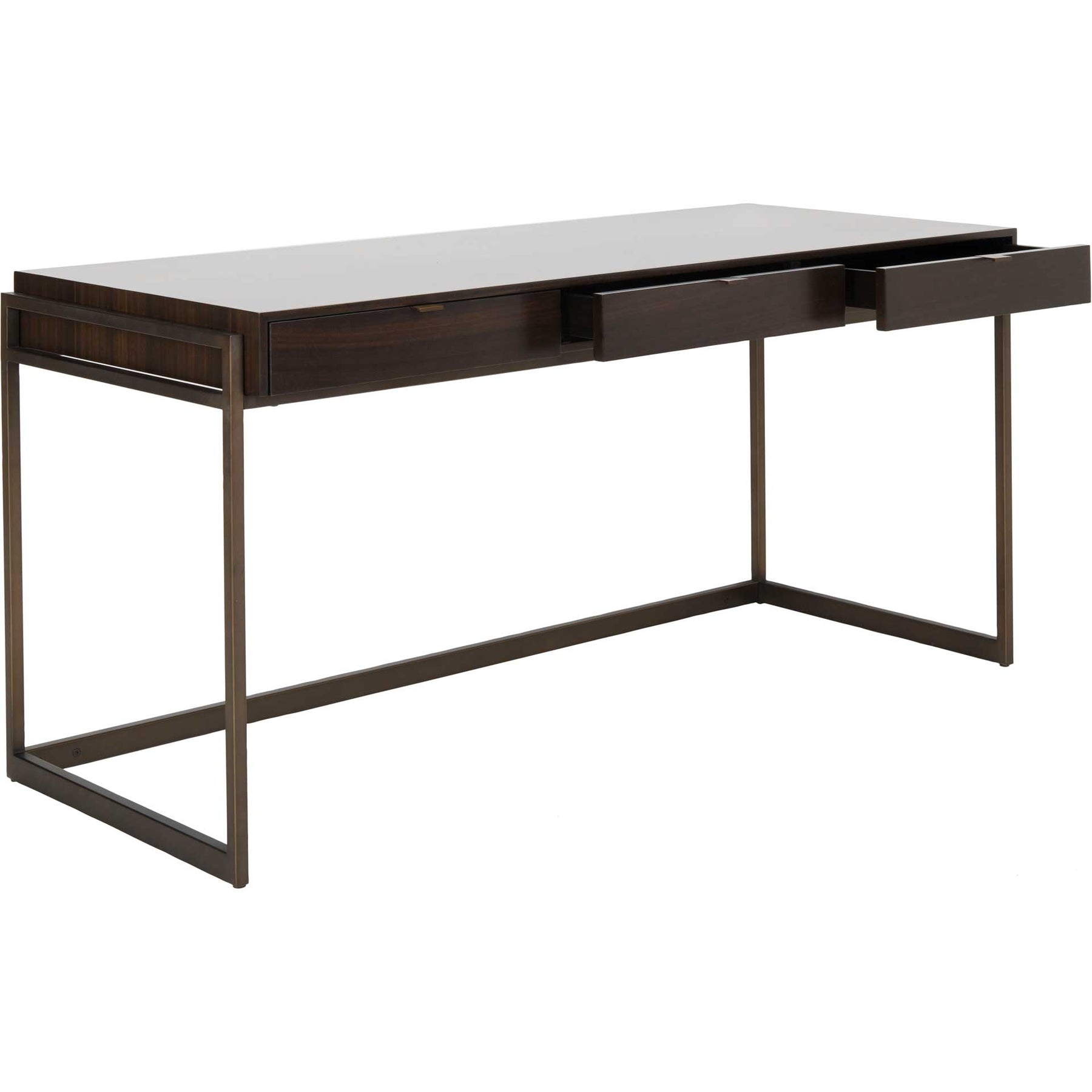 Gemma 3-Drawer Writing Desk Writing - Froy.com