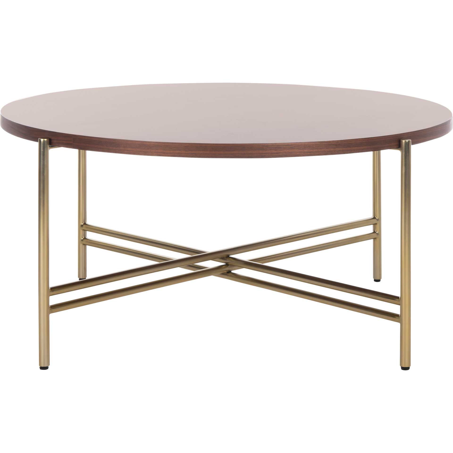 Caden Cocktail Table Natural/Gold - Froy.com