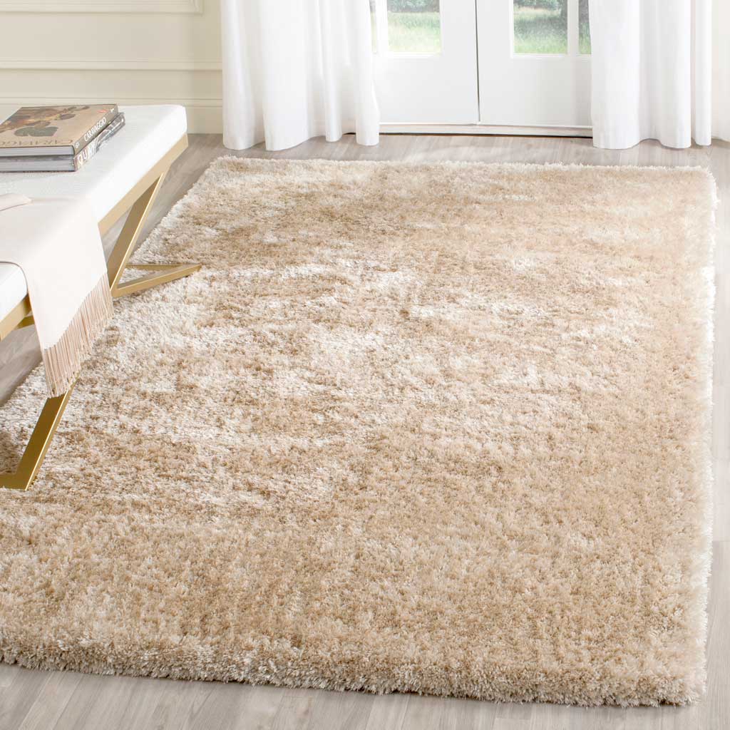 Toronto Shag Beige Area Rug - Froy.com