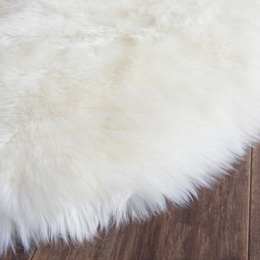 Sheepskin Pelt White Area Rug - Froy.com