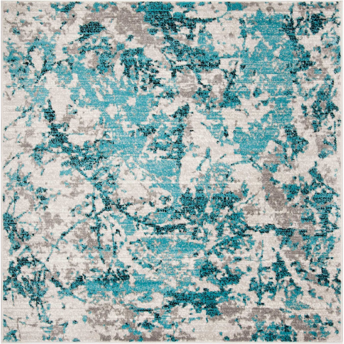 Skyler Blue/Ivory Area Rug - Froy.com