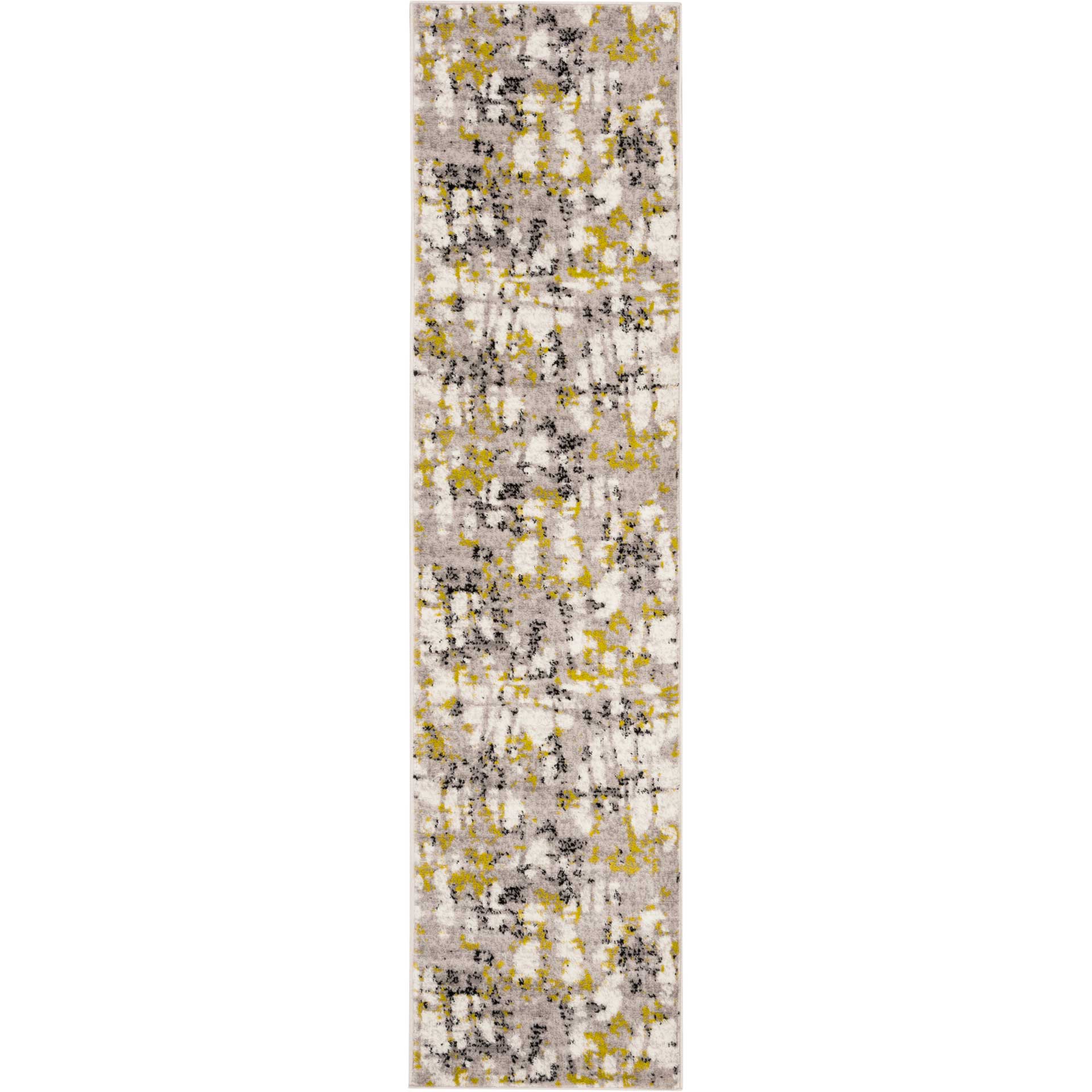 Skyler Gray/Green Runner Rug - Froy.com